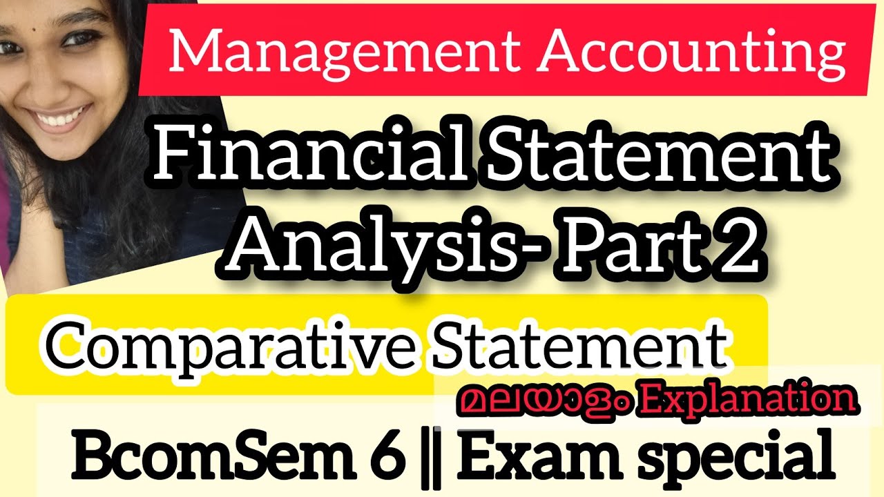 Financial Statement Analysis || Part 2 || Comparative Statement ...
