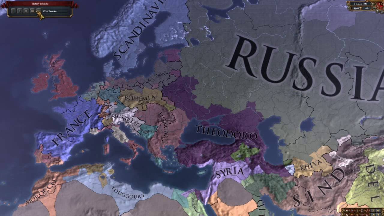 Europa Universalis IV - Gothic Empire - Timelapse - YouTube