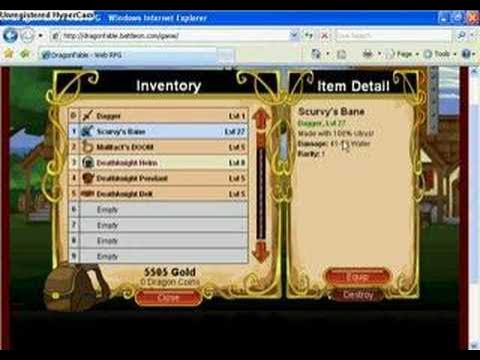 how to hack dragonfable using cheatengine 5.3 - YouTube
