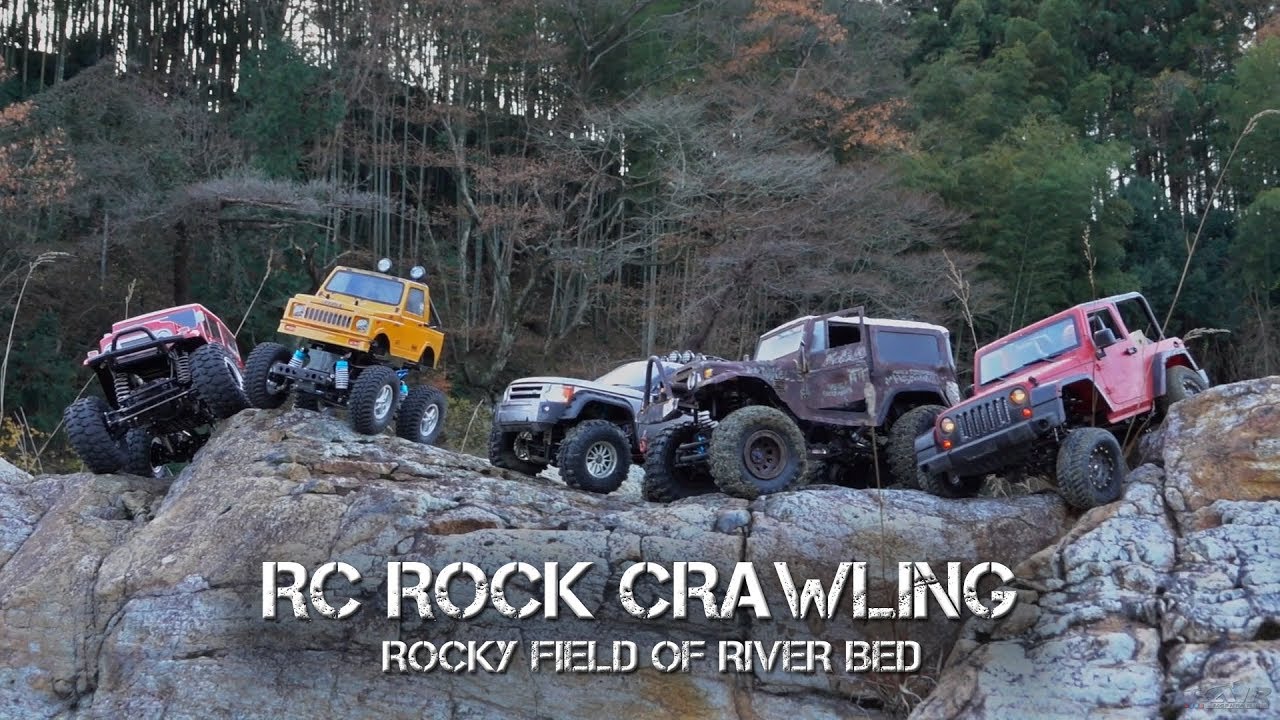RC Rock Crawling - Rocky field of river bed - MGP Aerial Films - YouTube