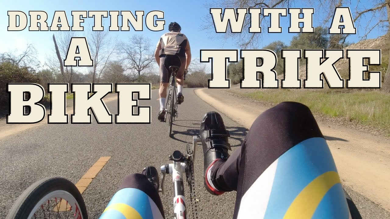 Can You Draft a Road Bike with a Recumbent Trike? - YouTube