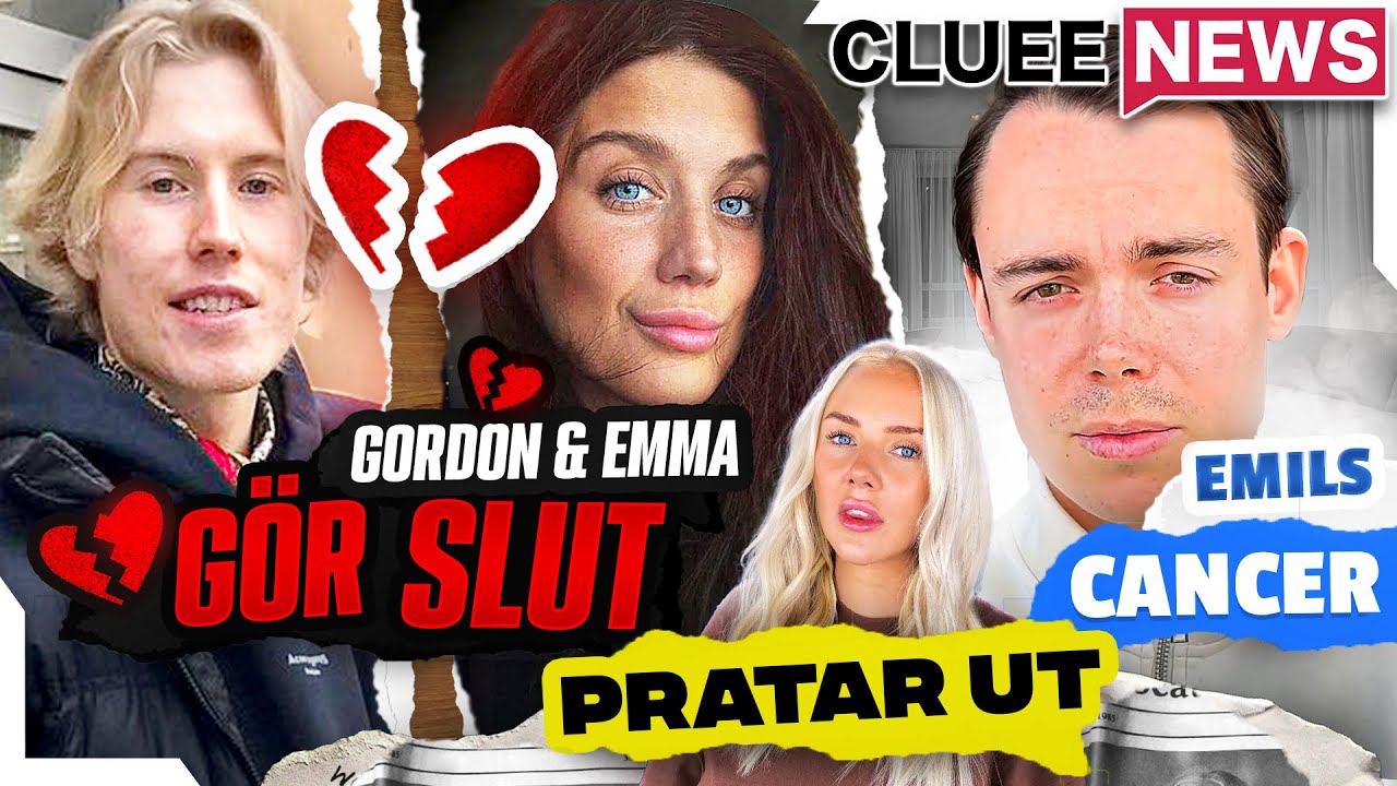 GORDON DEWOON & EMMA GÖR SLUT! #ClueeNews EMIL HOLMQVIST HAR CANCER ...