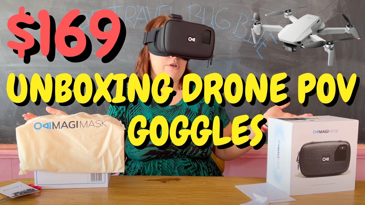 Unboxing MagiMask aka MovieMask the Immersive FPV Drone Goggles 2022 AR & VR Tool for iPhone ...