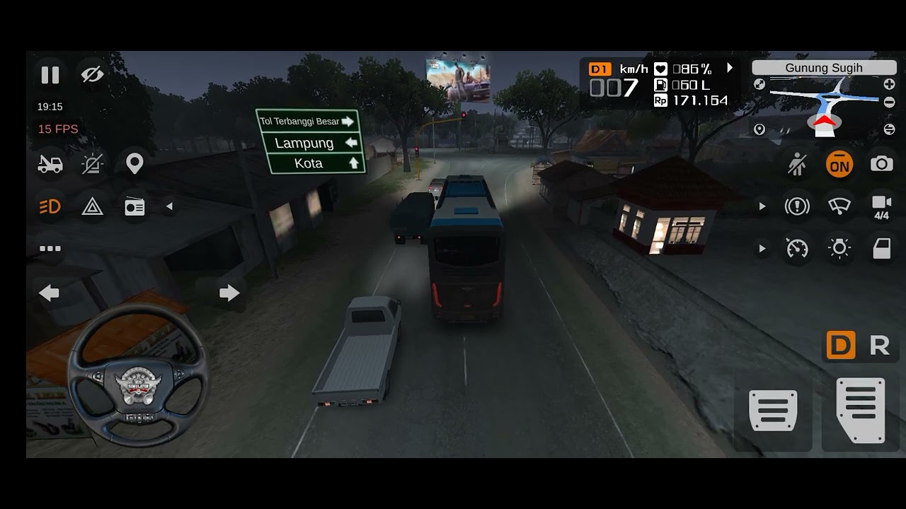 Driver Ngantuk..Nabrak Warung _Bus Simulator - YouTube