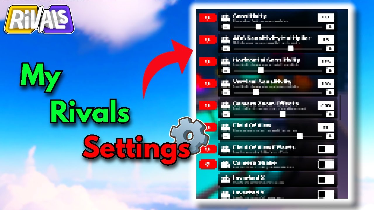 Showing My Roblox Rivals Settings That Got Me Better in A Week.. - YouTube