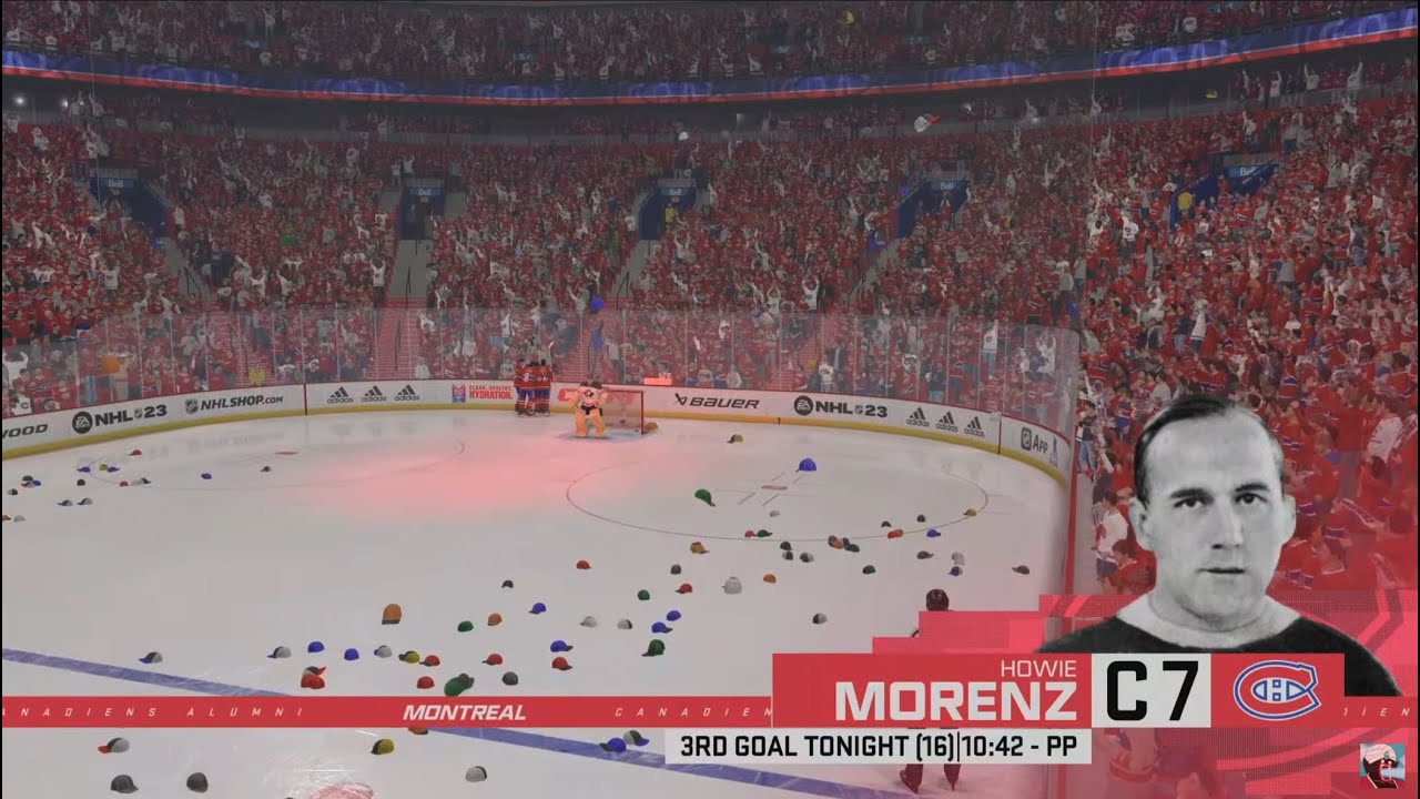 Montreal Canadiens Howie Morenz Playoff Hat-Trick Goal - YouTube