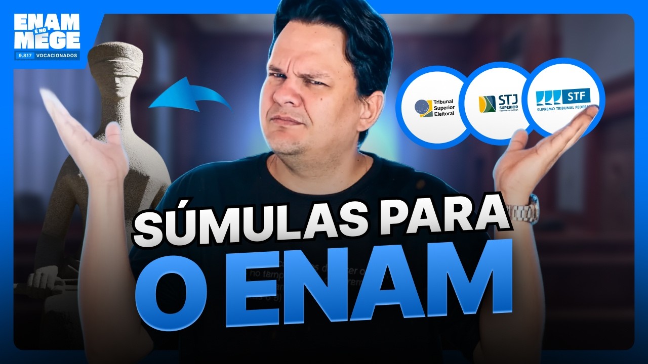 Estudar Súmulas faz a diferença no ENAM! - YouTube