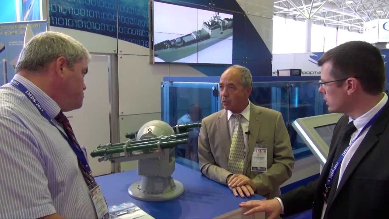Almaz Antey Design Bureau Gibka naval air defense turret at IMDS 2013 ...