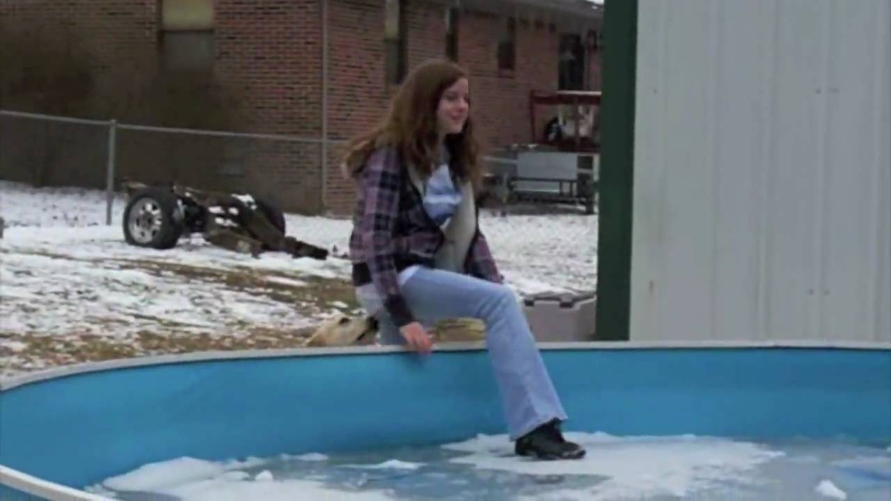 Fun with a Frozen Pool II - YouTube