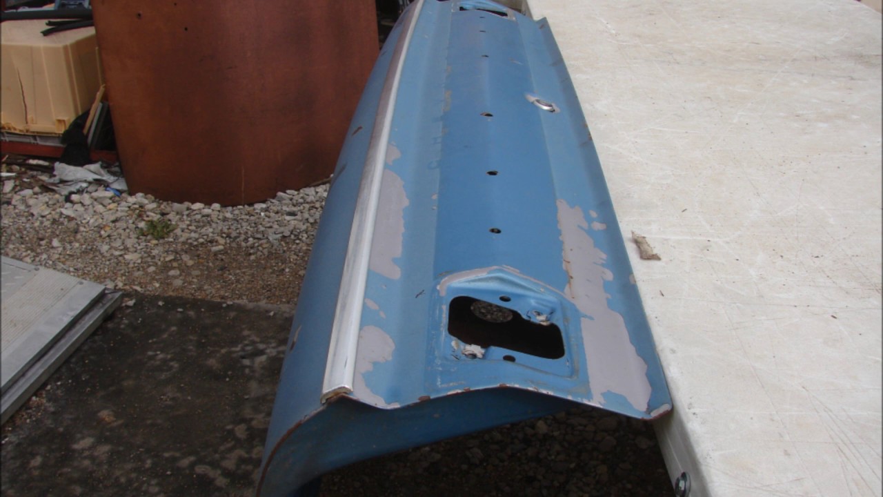 1965 Chevy 2 Nova Trunk Deck Lid - YouTube