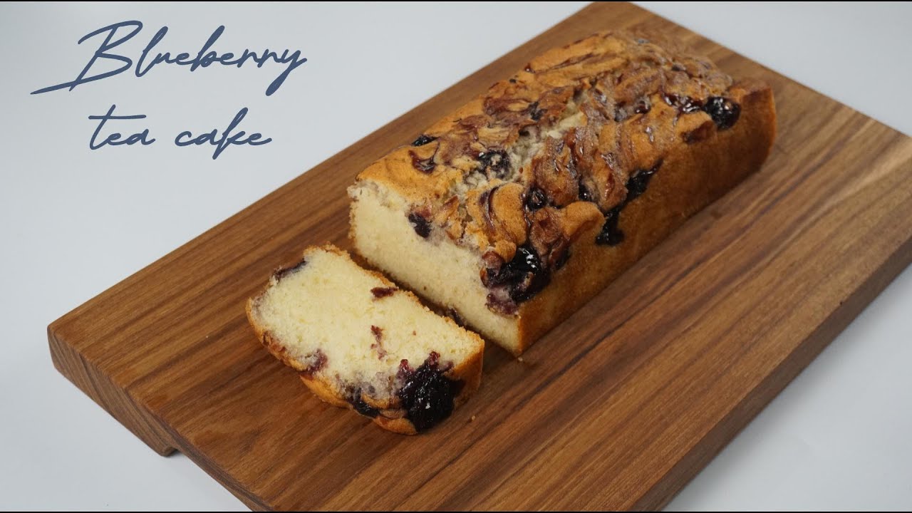 The Easiest Blueberry tea cake - YouTube
