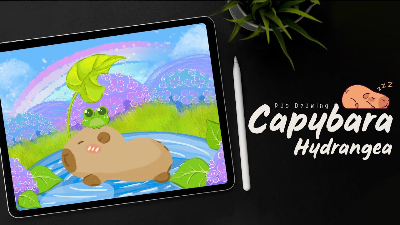 Can You Really Draw a PERFECT Capybara by the Pool in Just 5 Minutes ...