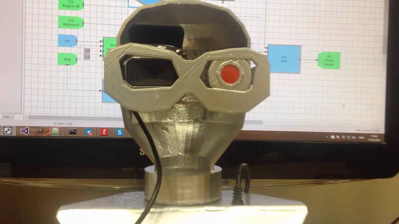 "Terminator Vision System" project: assembling - YouTube