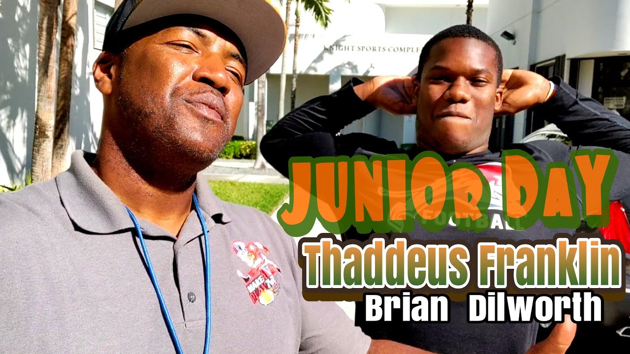 CANEVILLE - Miami Hurricanes Junior Day Thaddeus Franklin RB | Brian ...