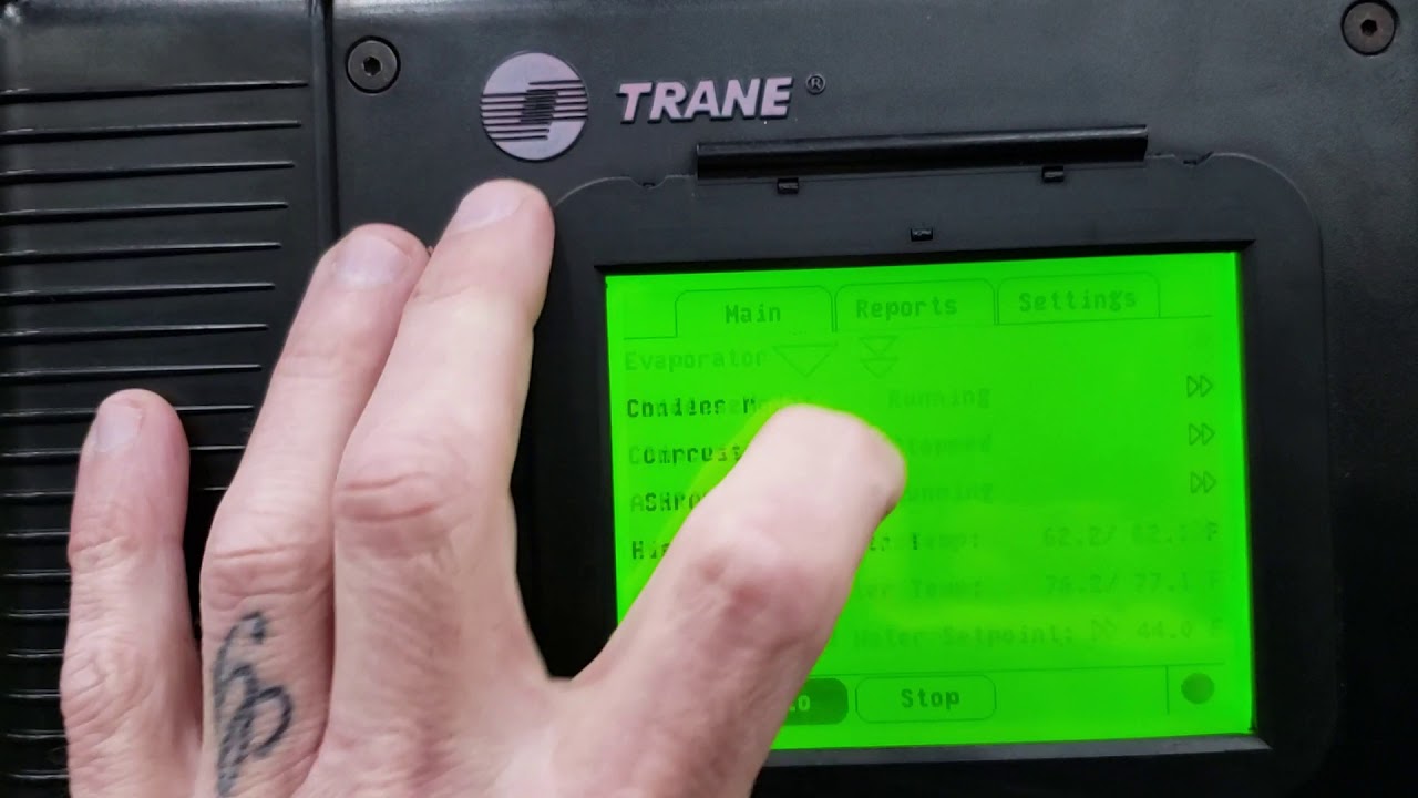 Trane RTWD 200 ton Low voltage Water-cooled chiller SKU# 2682 - YouTube