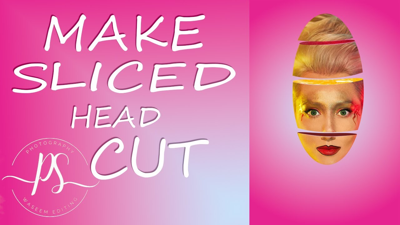 How to Create Sliced Head Cut in Photoshop | Manupulation Tutorial ...