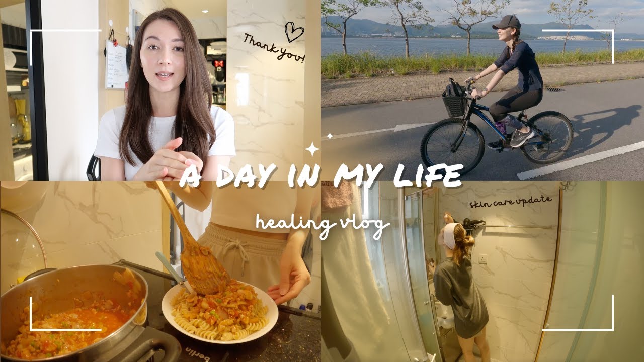 VLOG| day in my life, therapy, cycling & self care 心理治療，騎自行車和保健（中英文字幕 ...