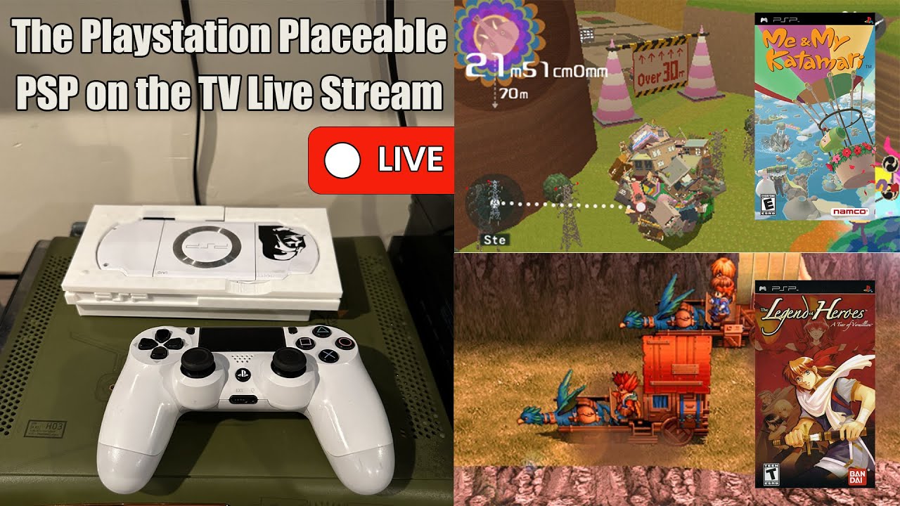 PSP On The TV With BT Controller Showcase! - YouTube