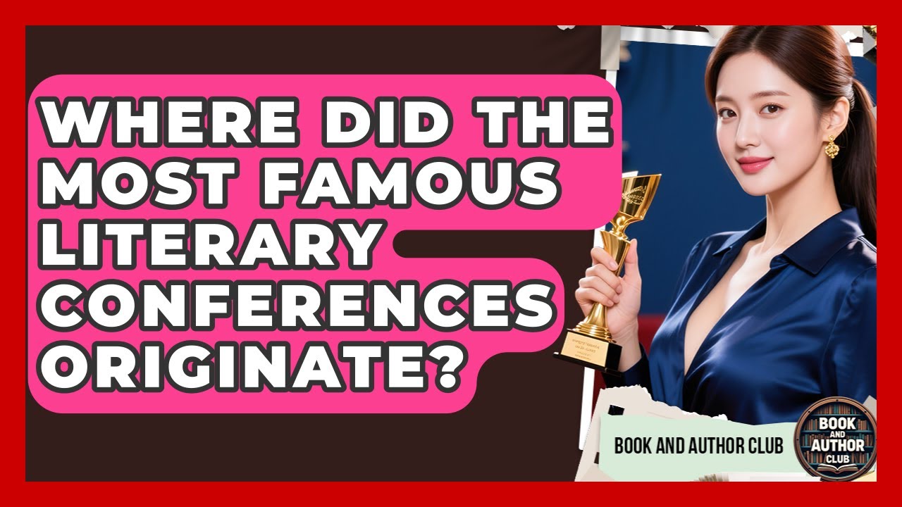 Where Did The Most Famous Literary Conferences Originate? - Book and ...