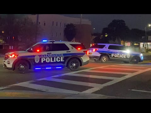 Clearwater PD *NEW* EXPLORER+RARE SLICKTOP Clears Intersection! - YouTube