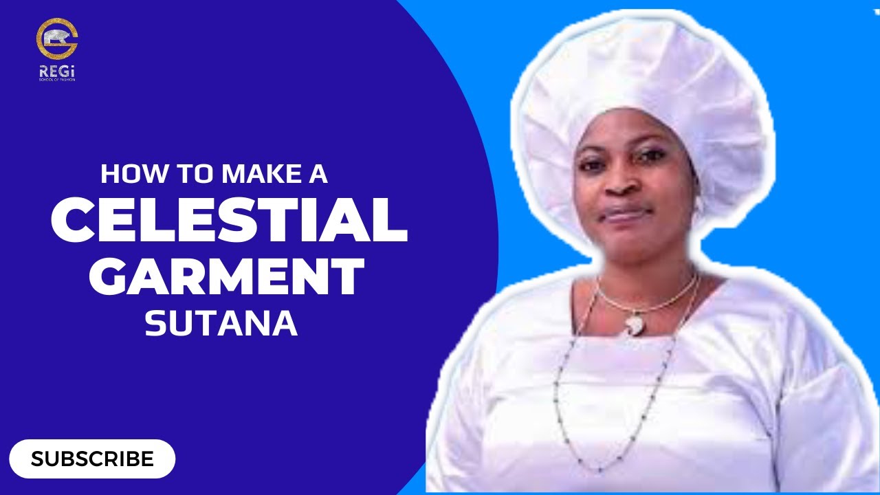 HOW TO MAKE A SUTANA || PROPHETESS SUTANA ||CELESTIAL GARMENT ||WHITE ...