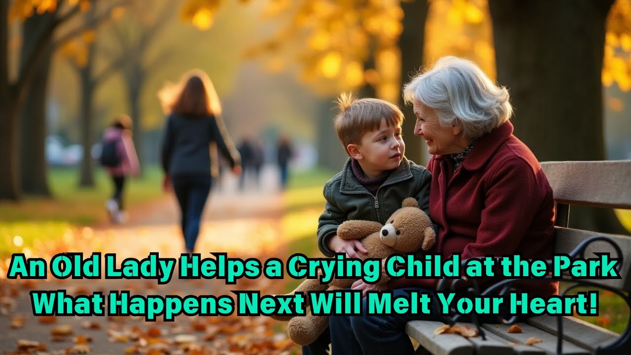 An Old Lady Helps a Crying Child at the Park – What Happens Next Will ...