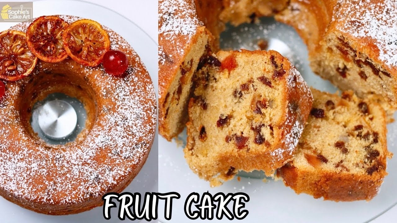 FRUIT CAKE | Light fruit cake. Easy Christmas cake recipe - YouTube
