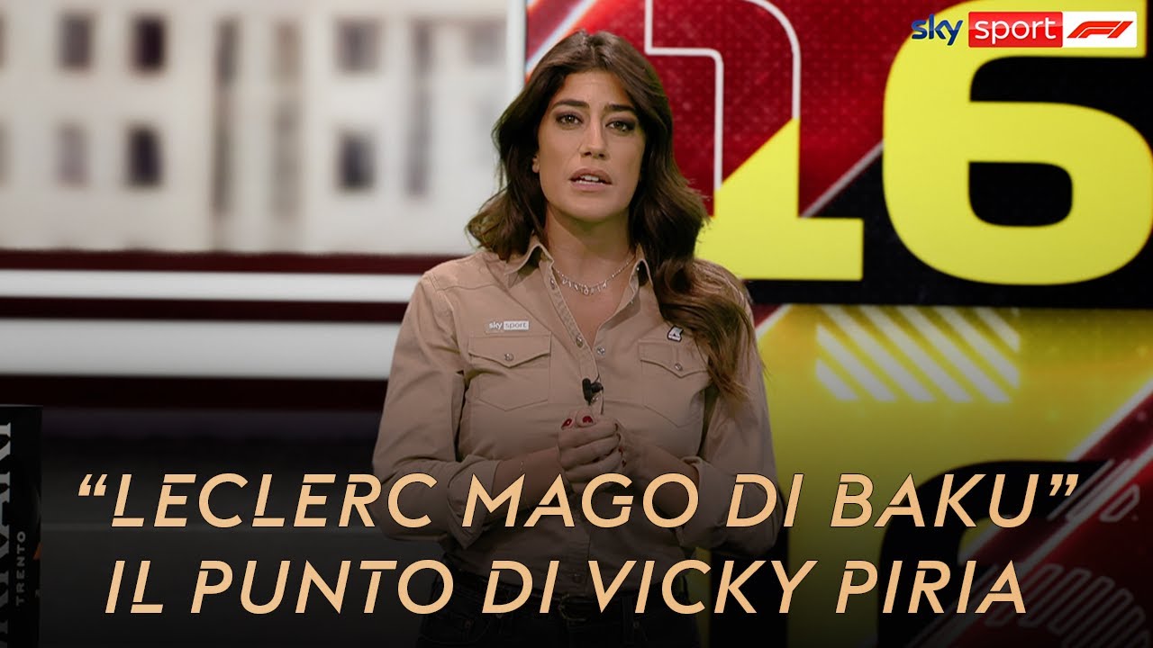 "Leclerc mago di Baku", Vicky Piria commenta la pole del ferrarista nel ...