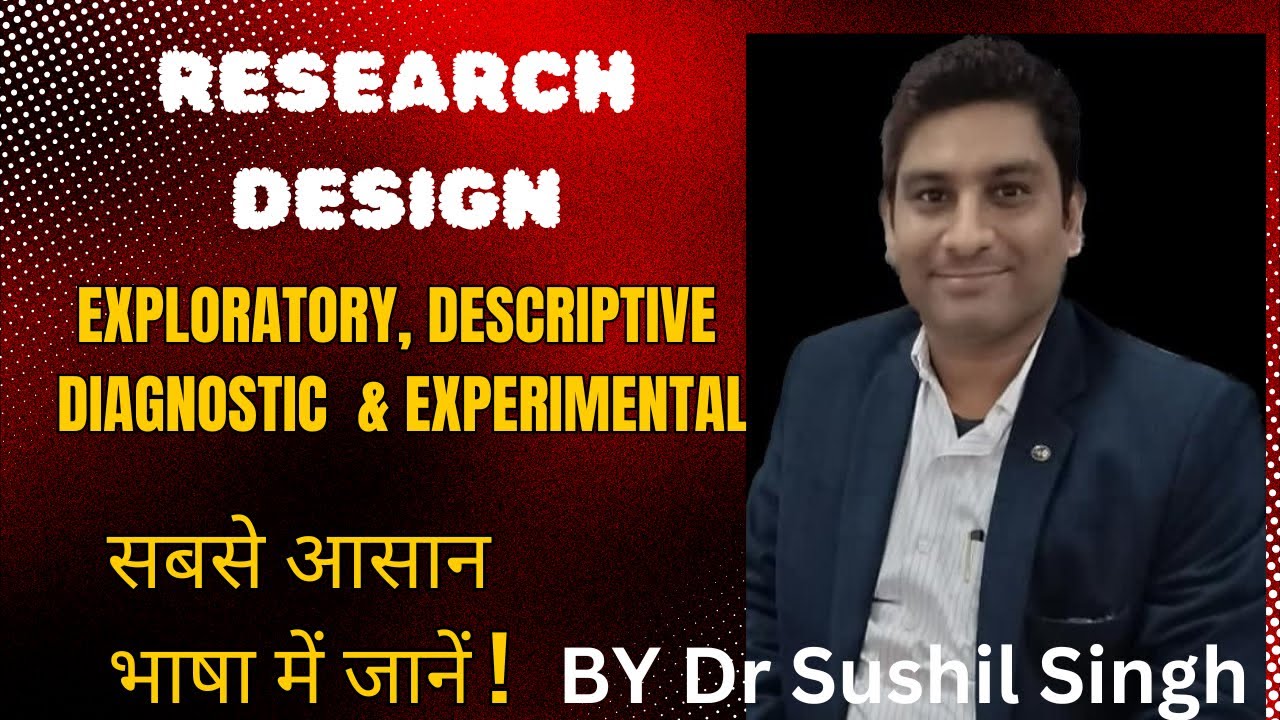 Research Design|| Exploratory||Descriptive|| Diagnostic|| Experimental ...