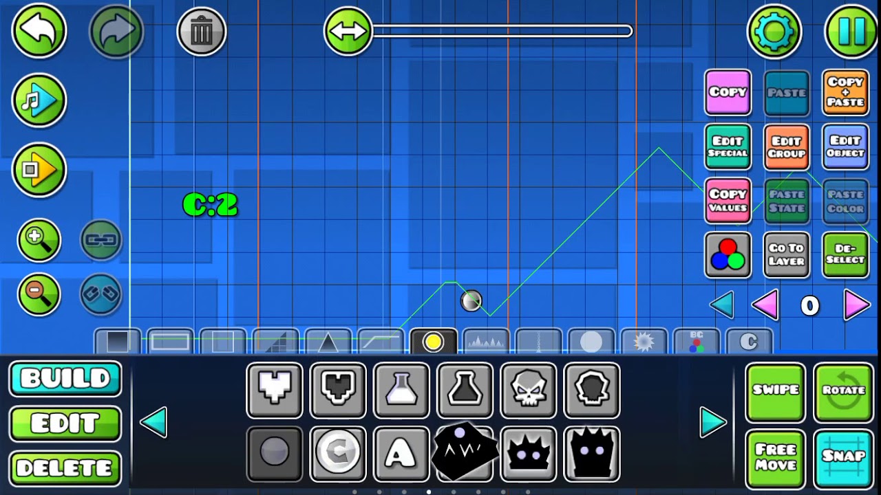 Geometry dash count help - YouTube