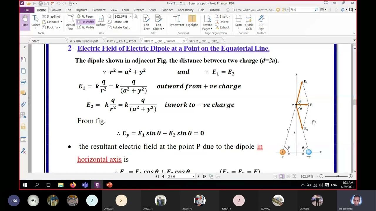 Physics 2 Ch1 part 6 - YouTube