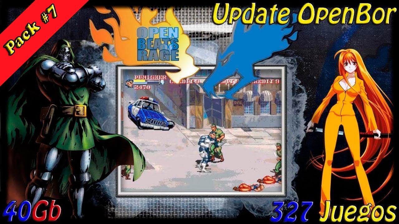 Pack #7 - OpenBor - (For Attract Mode 550Gb)(40Gb) - YouTube