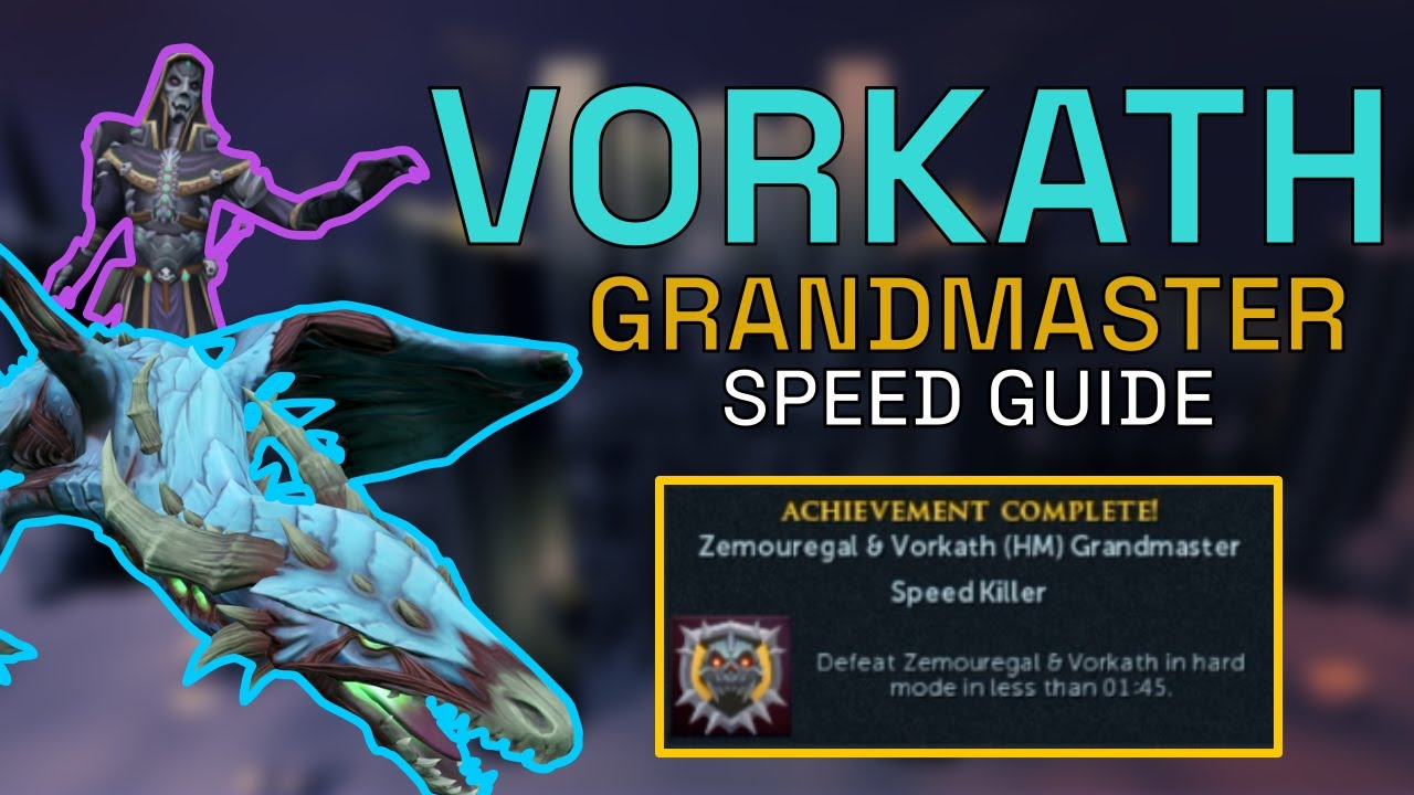 Vorkath GrandMastery - Speed Kill Rotation Breakdown & Tutorial - YouTube