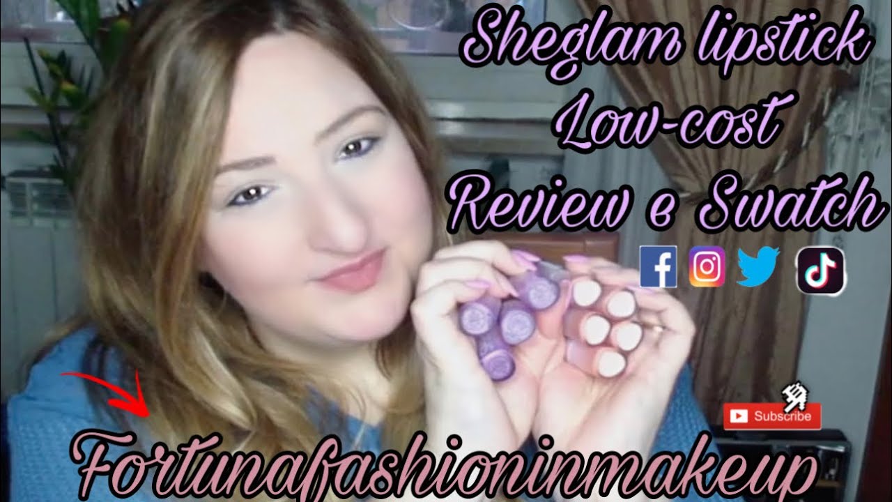SHEGLAM LIPSTICK LOWCOST REVIEW E SWATCH II @Fortunafashioninmakeup ...