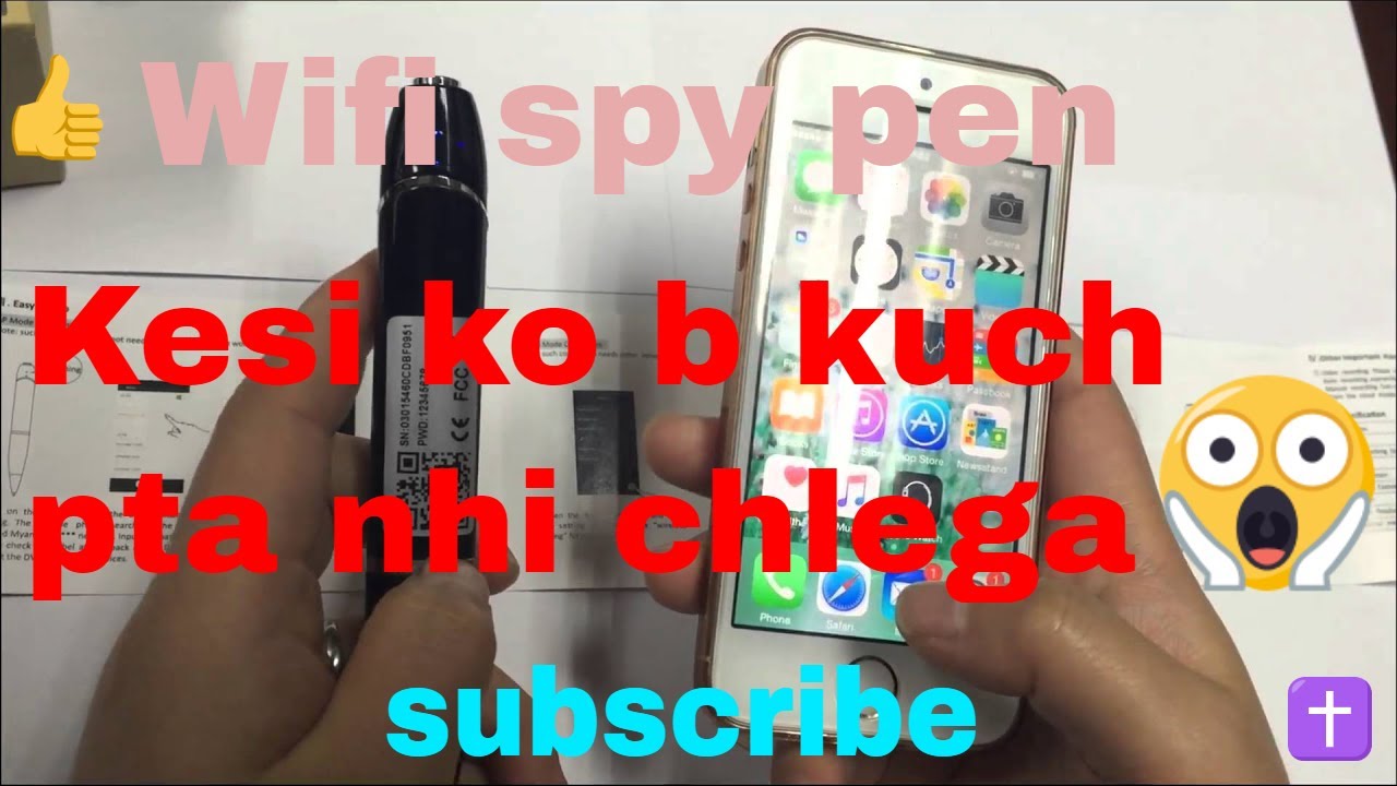 Mini DV Wifi Spy Pen Camera-How to connect Internet(IP) BY Gadgets TLK ...