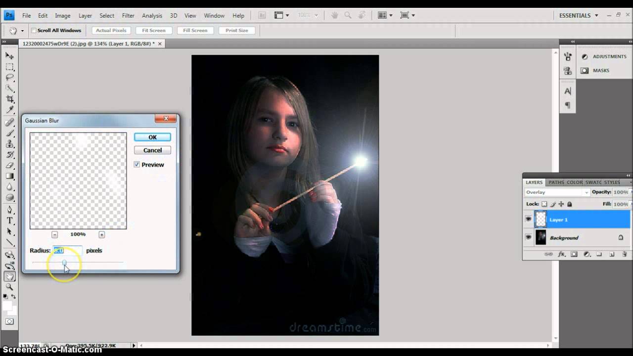 Photoshop- Spell Effect - YouTube