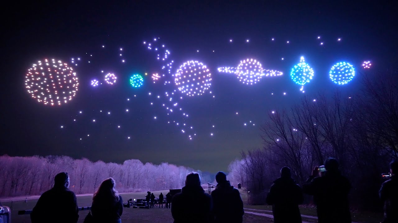1000 Drone Highlights | Firefly Drone Shows - YouTube