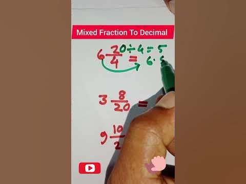 #shorts|Mixed fraction to decimal|Maths tricks|math shorts | shorts video|maths tricks magic ...