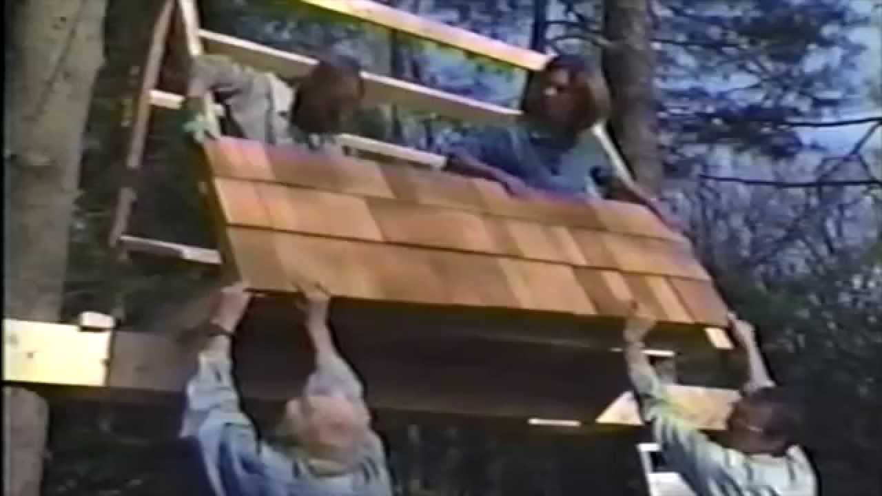 A-Frame Treehouse Built in 1 Day by Stiles Designs - YouTube