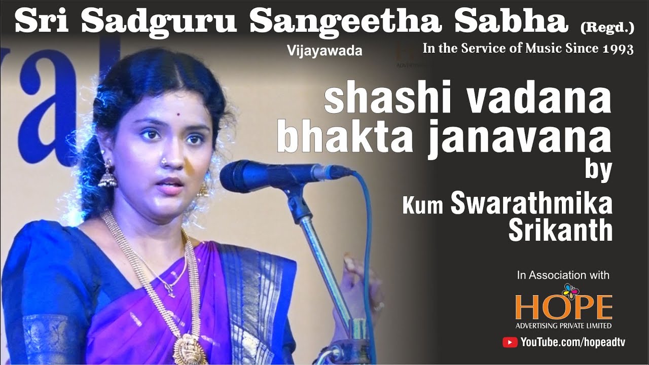 shashi vadana bhakta janavana by Kum. Swarathmika Srikanth @HOPEADTV ...