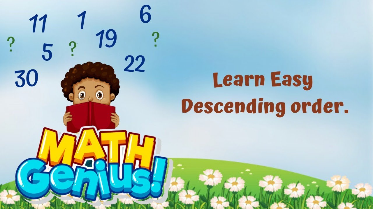 Basic Maths - Descending order - YouTube