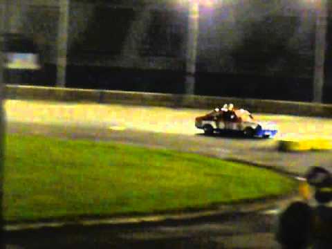 Mick 'Duffy' Collard v Barry Lee - Hot Rod match race Wimbledon Stadium ...