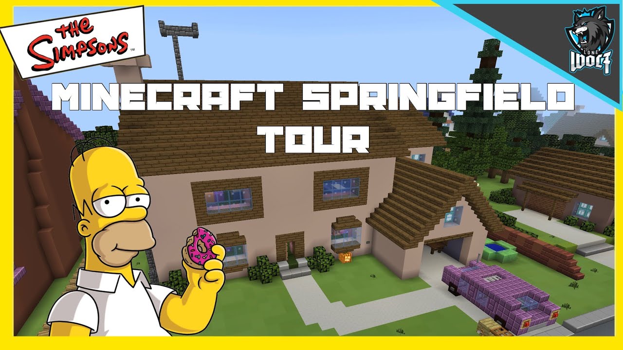 The Simpson’s Springfield in Minecraft - YouTube