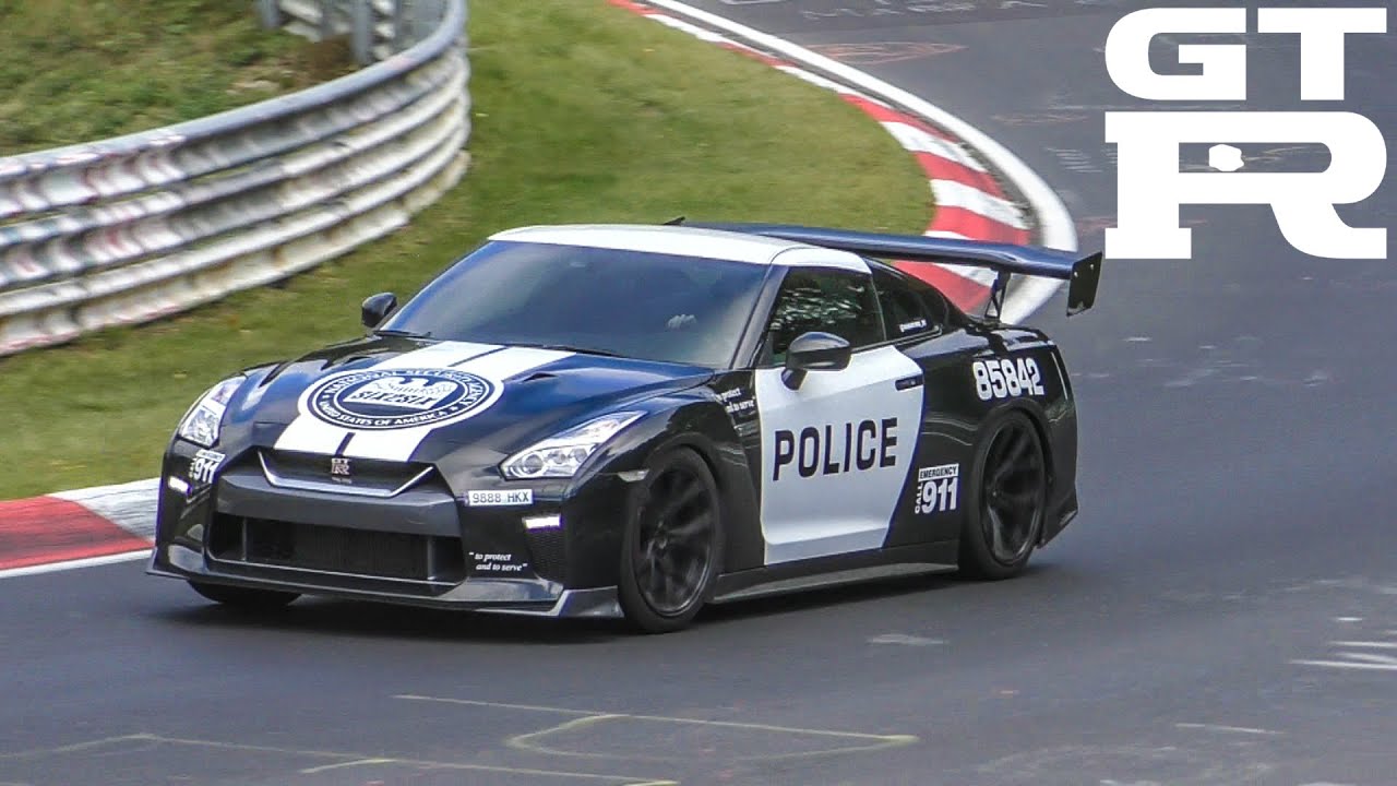 Nurburgring Nissan GT-R R35 SPECIAL- Flames, Pops, Bangs, Engine Sounds ...