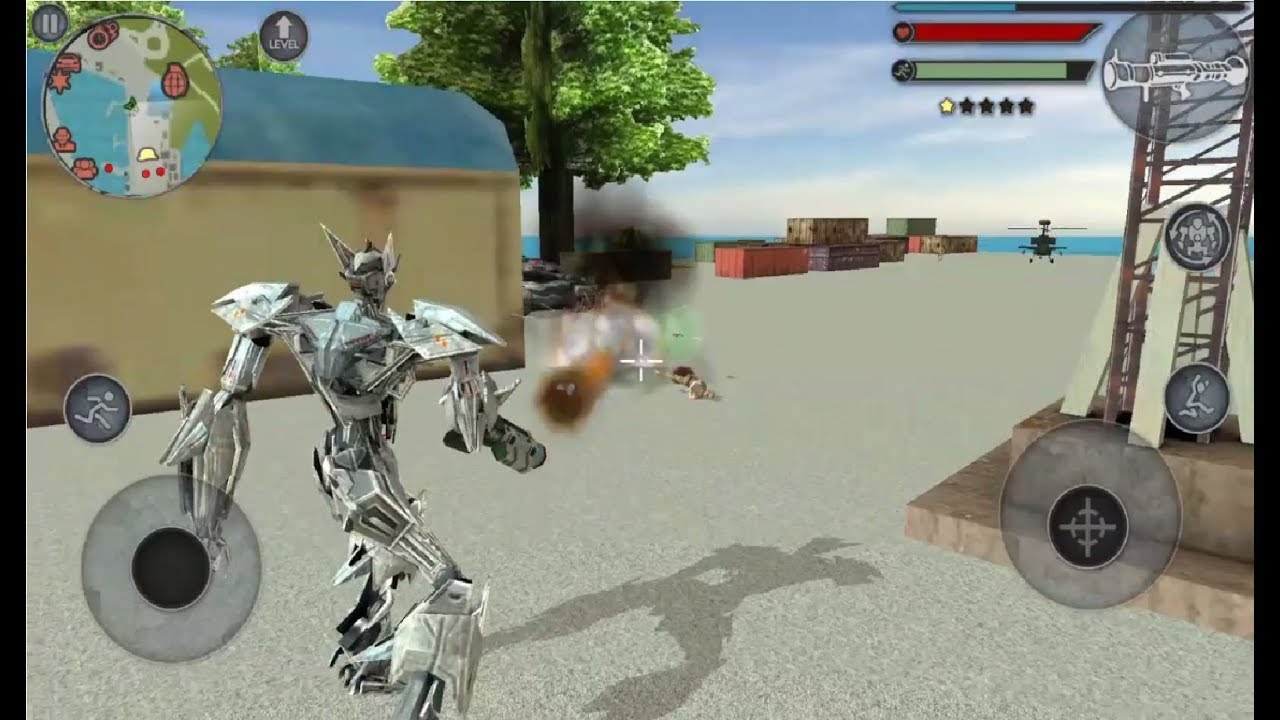 Robot Plane (Naxeex Corp) crime simulator Rescue Police city - Android ...