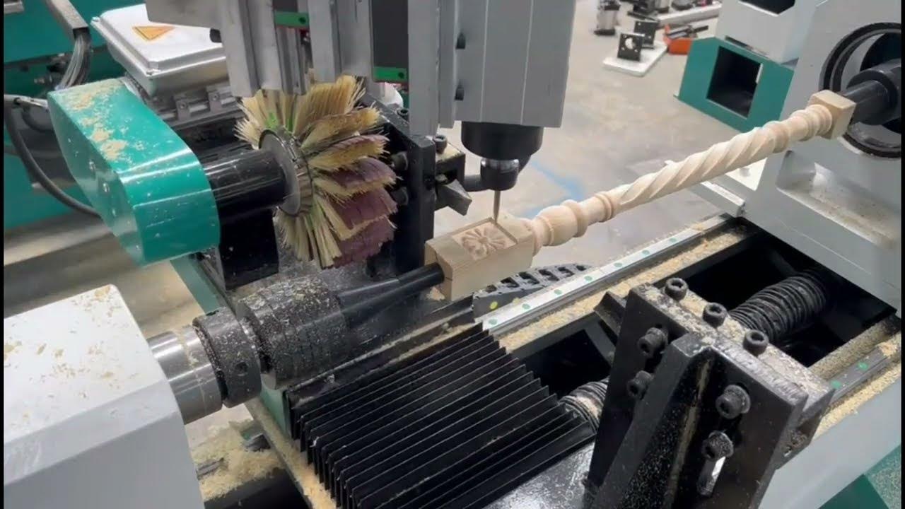 4 Axis Multifunctional CNC Lathe Machine - YouTube