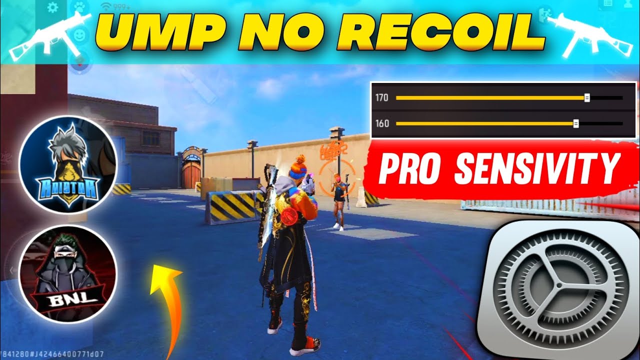 OB44 NEW SENSITIVITY FOR UMP SECRET 😮 HEADSHOT SENSITIVITY IN FREE FIRE UMP BEST SETTING ⚙️ ...