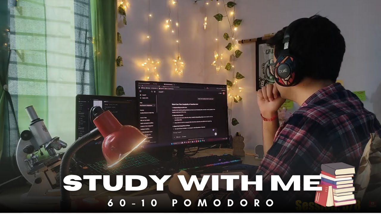 🔴 LIVE NOW! || STUDY WITH ME || 12 Hour + || 60-10 pomodoro || (DEEP ...