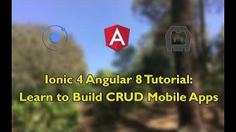 Ionic 4 Tutorial: How To Create Mobile Apps Quickly + Source Code - YouTube