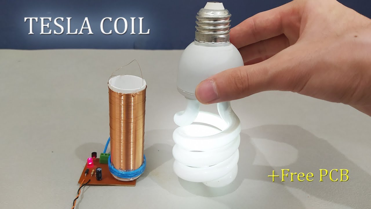 Make mini Tesla Coil [+free PCB] - YouTube